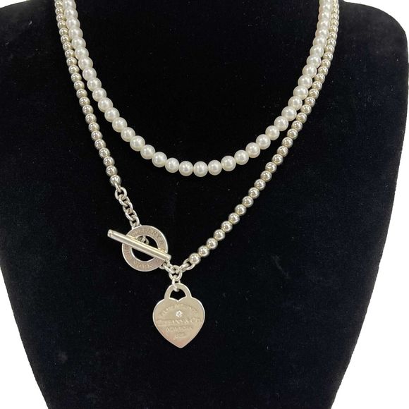 Tiffany & Co. | Jewelry | Tiffany Co Wrap Necklace In Silver With ...